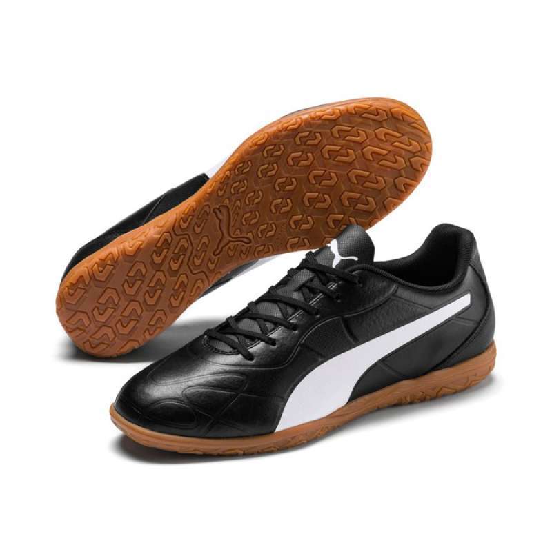Promo Sepatu Futsal PUMA Monarch IT Puma Black-Puma White ORIGINAL - 44 ...