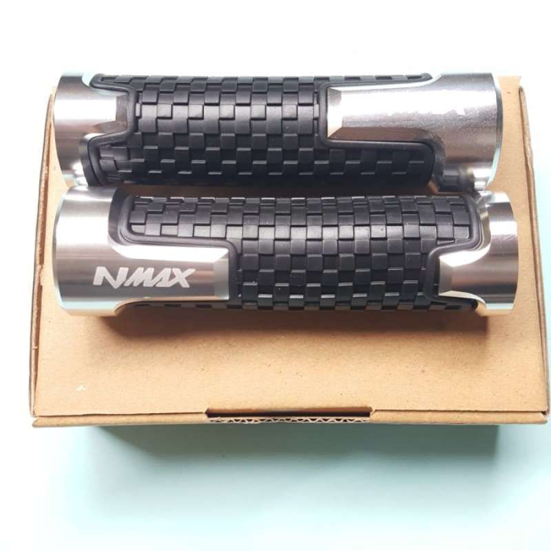 Jual Hand grip cnc logo Nmax Buat motor Yamaha Nmax old New universal ...