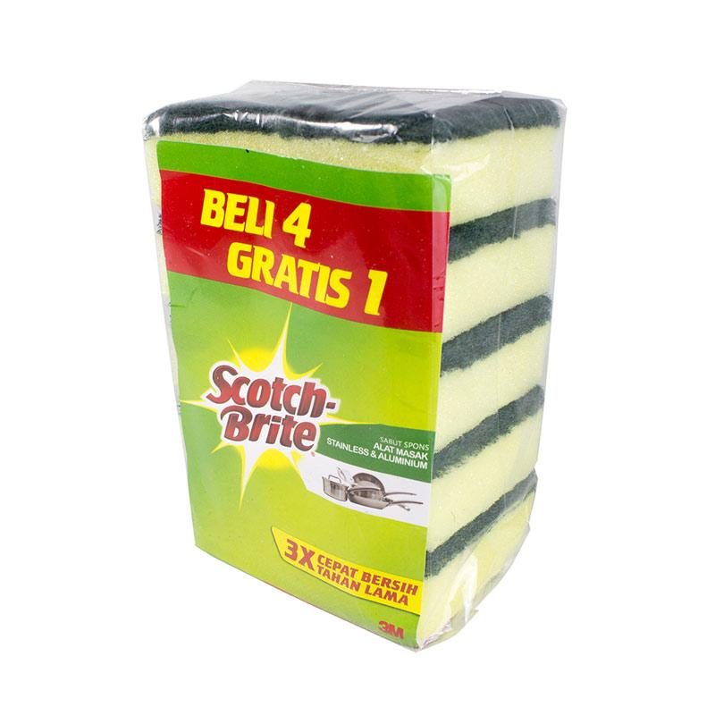 Jual 3m Scotch Brite Id-30p5 Sabut Spons Cuci Piring [5 Pcs] Di Seller ...