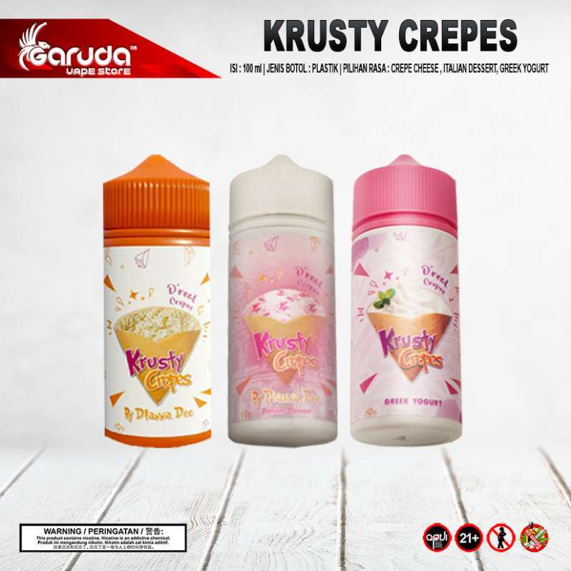 Jual Liquid Krusty Crepes Java Juice 100ml Bercukai di Seller Garuda ...