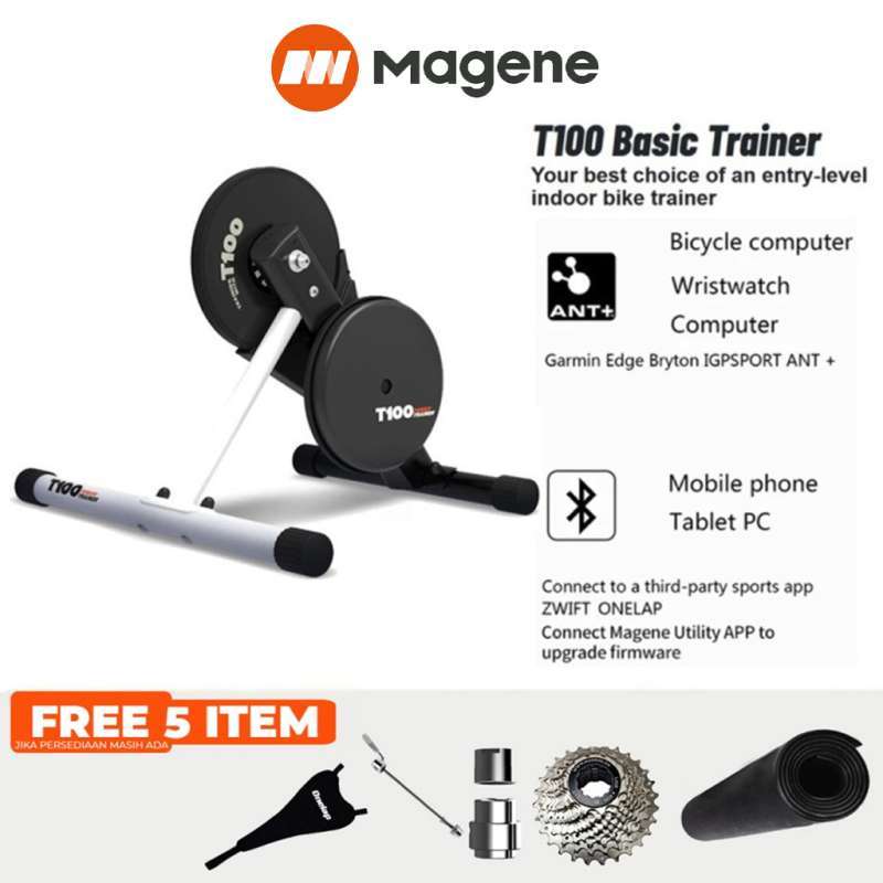 Promo Paket Magene T100 Semi Smart Trainer for Zwift dan Onelap/Magene ...