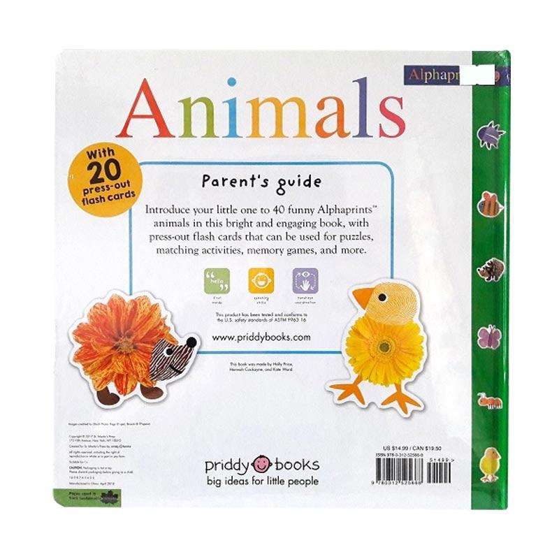 Jual Priddy Books Big Board Book Alphaprints Animals With 20 Press-out ...