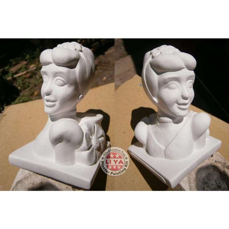 Jual Liya Plaster Mainan Mewarnai Patung Gypsum Princess Cinderella Di Seller Liya Plaster