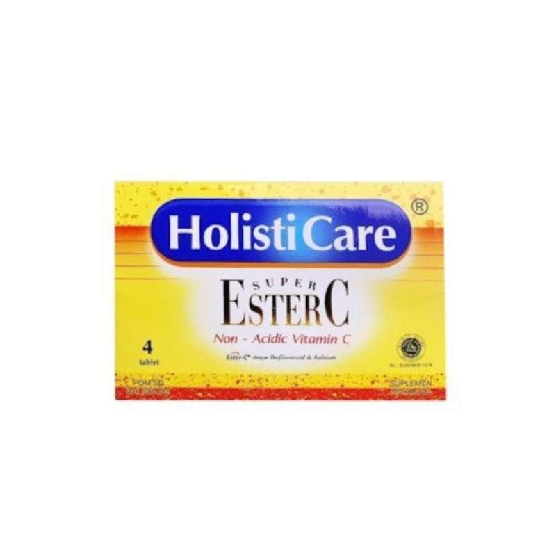 Jual Ester C Strip Isi 4 Tablet Eceran / Sebox Isi 12 Strip - Eceran di ...