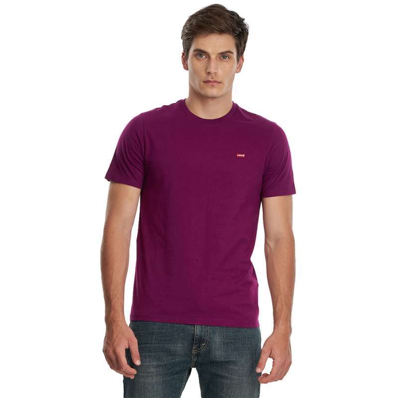 Jual Levi's Ss Original Hm Tee Plum Caspia (56605-0102) - S MAROON di ...