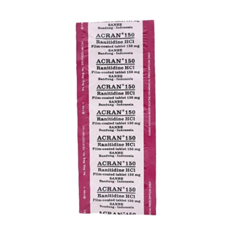 Jual Sanbe Farma ACRAN 150 MG Obat [10 Tablet] di Seller Apotik Hanifa ...