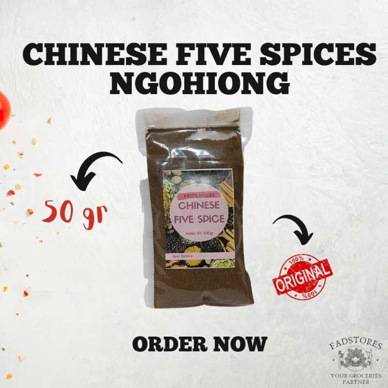 Promo Chinese Five Spices 50gr - Ngohiong Powder Diskon 23% di Seller ...