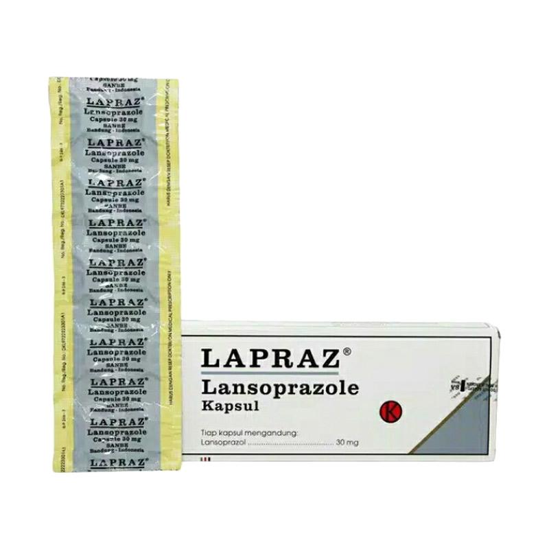 Jual Sanbe Farma Lapraz Obat Resep Dokter [1 Box/ 2 Strip/ 10 Capsul ...