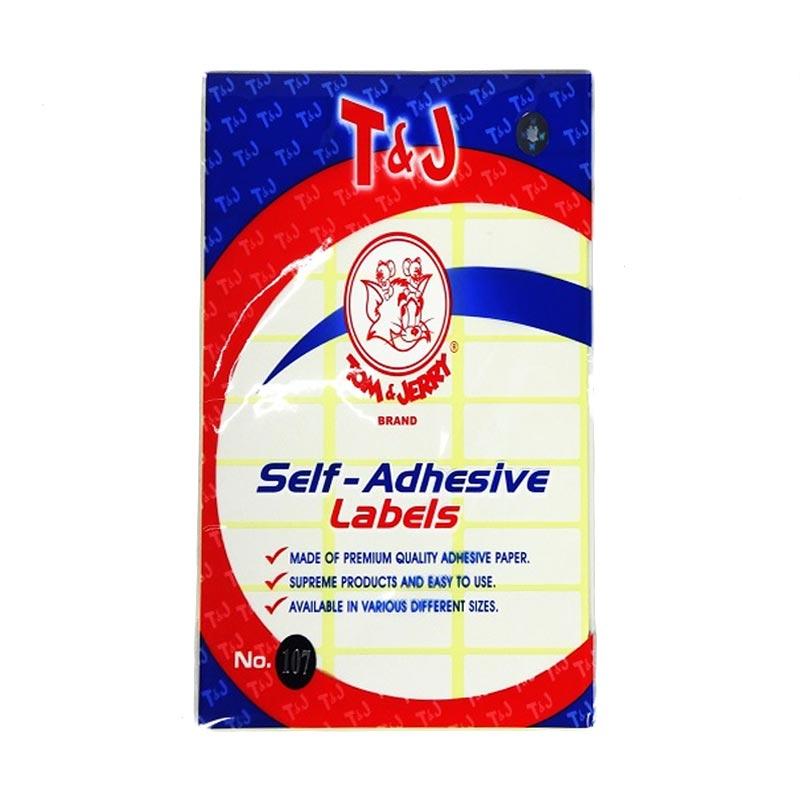 Jual Tom & Jerry No. 107 Label Sticker - Putih ( 2 Set - 20 Lembar ) di ...