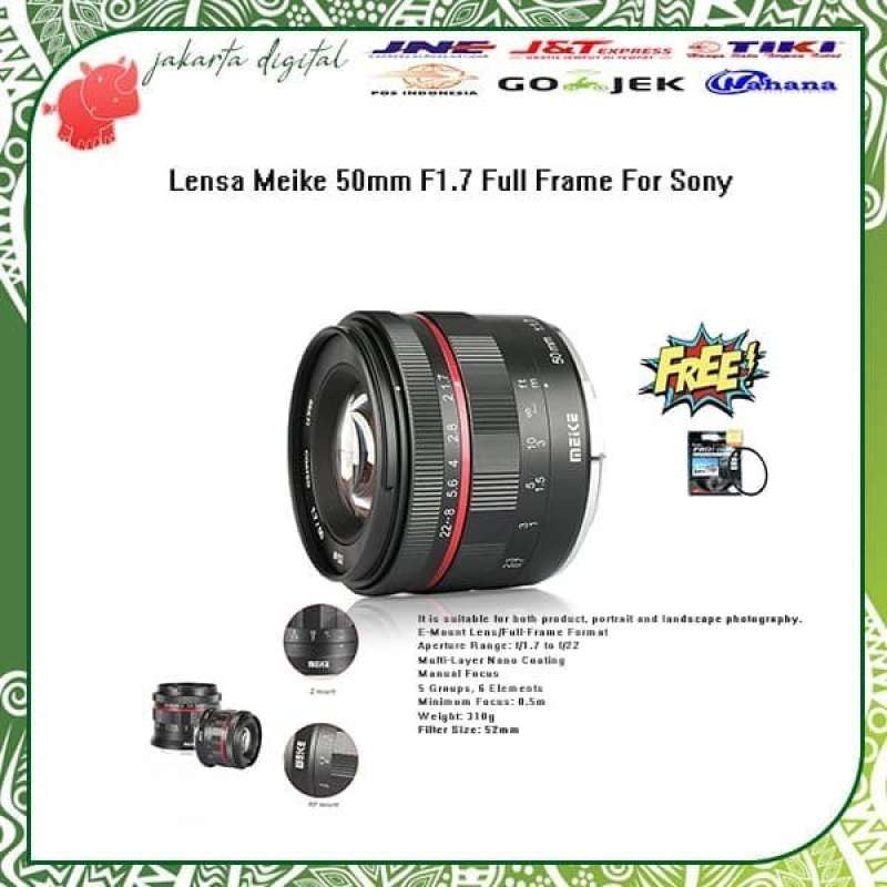 Jual Lensa Meike 50Mm F1.7 For Sony Full Frame Manual Focus di Seller ...