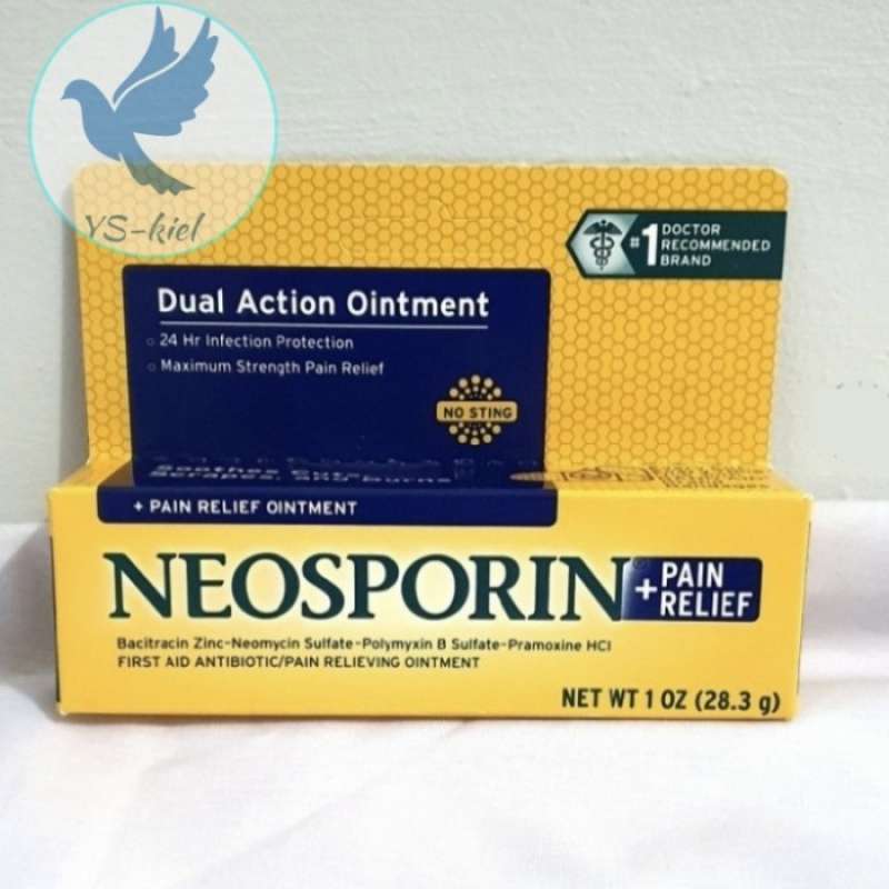 Jual Neosporin Pain Relief Dual Action Ointment 1 OZ - Multicolor di ...