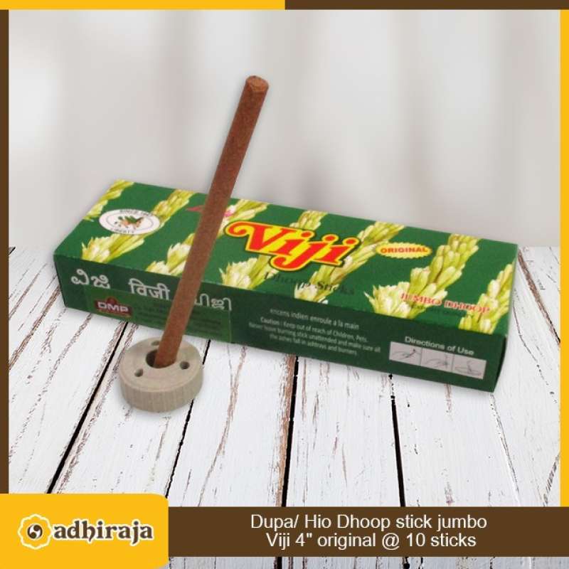 Jual Dupa Hio India Wangi Viji Dhoop stick jumbo 4 Original @ 10 sticks ...