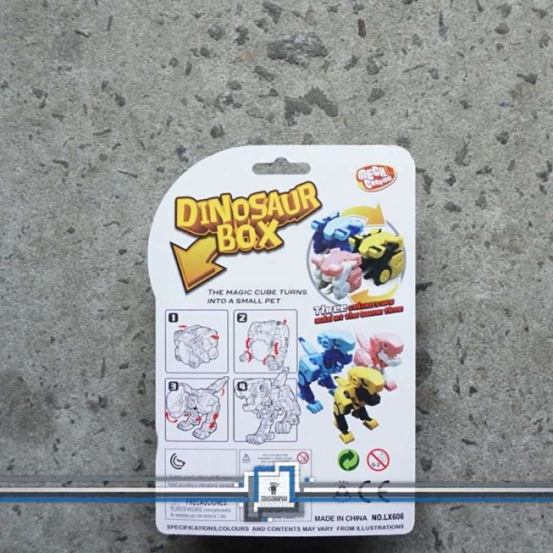 Promo BEAST BOX Trex SET Dinosaurus Box Robot Kotak Kubus Transformer ...
