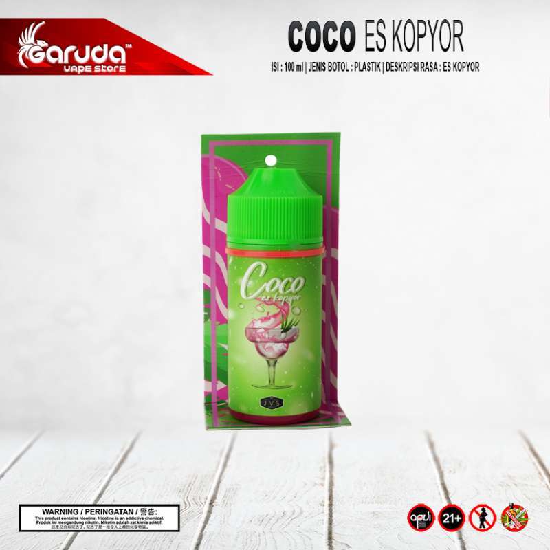 Jual Liquid Coco Jvs Labs 100ml Bercukai Di Seller Garuda Vape Store ...
