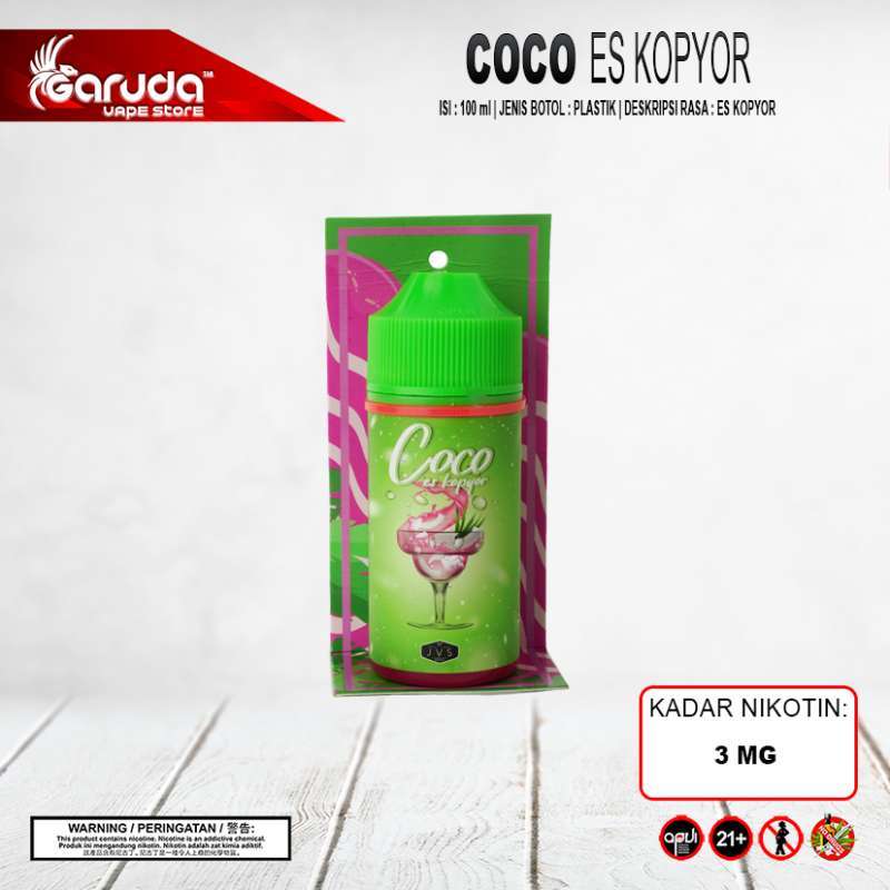 Jual Liquid Coco Jvs Labs 100ml Bercukai Di Seller Garuda Vape Store ...