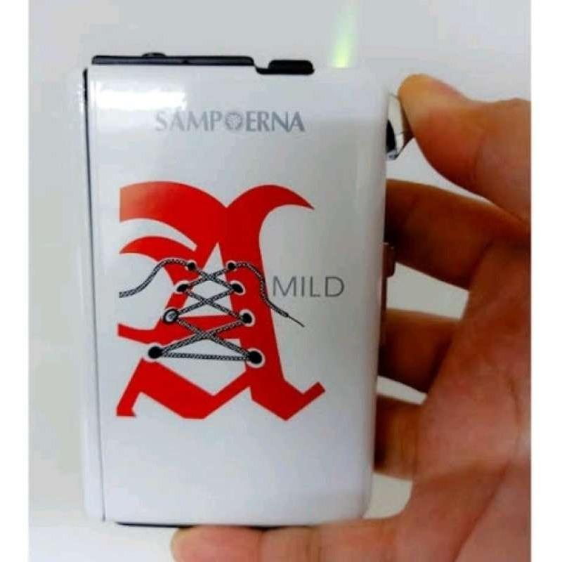 Promo Kotak rokok 2in1 - Tempat rokok plus korek A mild Putih Random ...