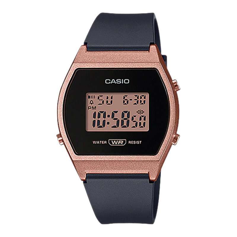 Promo Casio General Lw-204-1adf Digital Dial Black Resin Strap ...