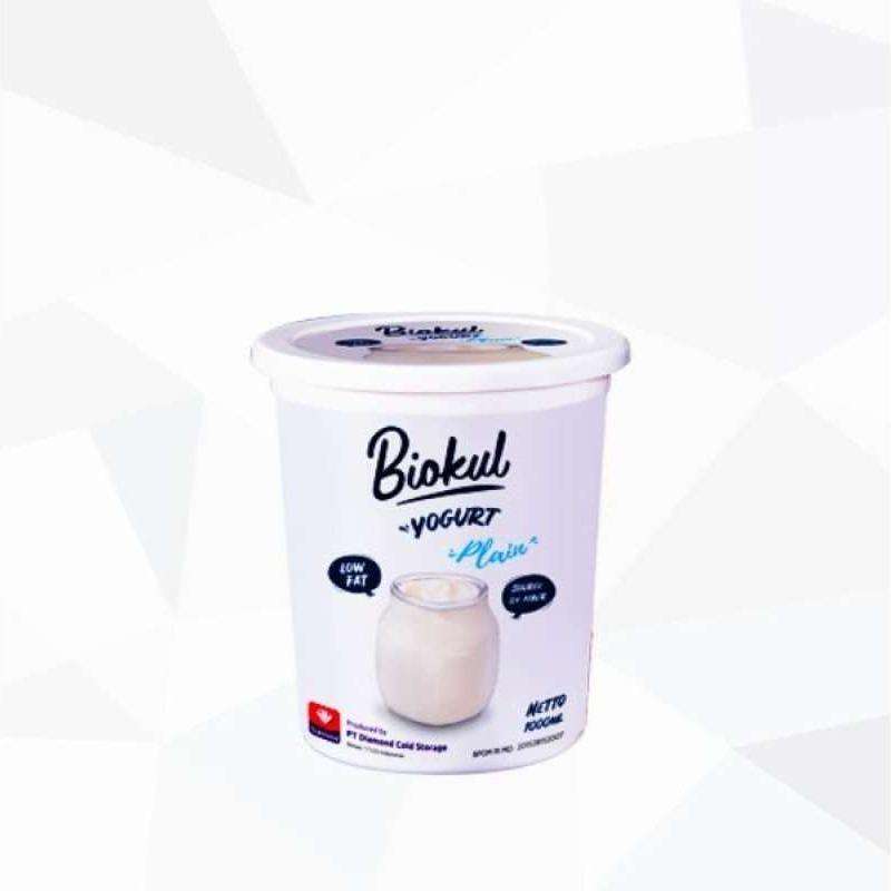 Jual Biokul yogurt stirred plain 1000ml cup di Seller Ranch Market The ...