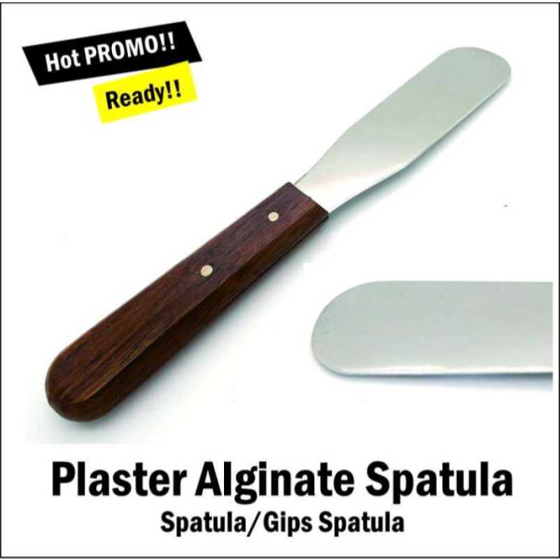Promo Dental Plaster Alginate Spatula 1022-4 Wax Modeling Mixing Diskon ...