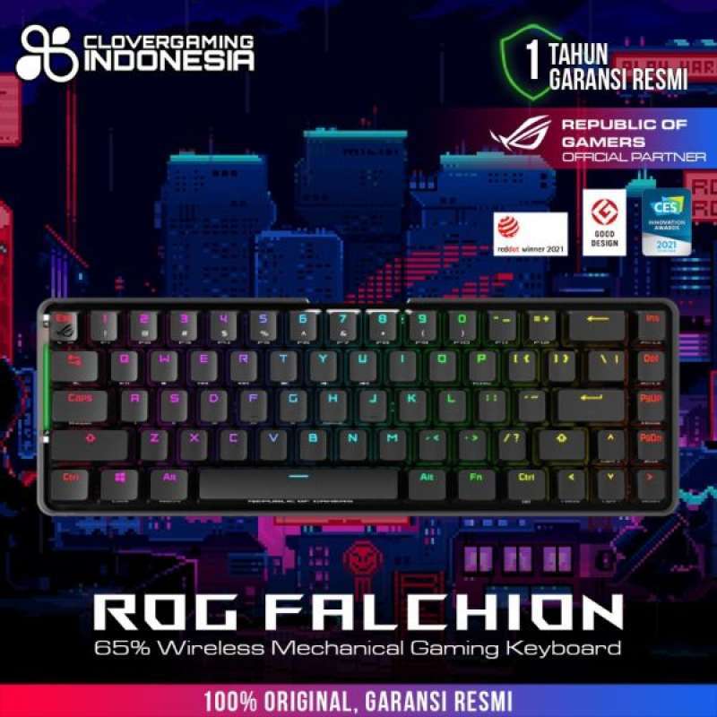 Jual Asus ROG Falchion 65% RGB - Wireless Mechanical Gaming Keyboard ...