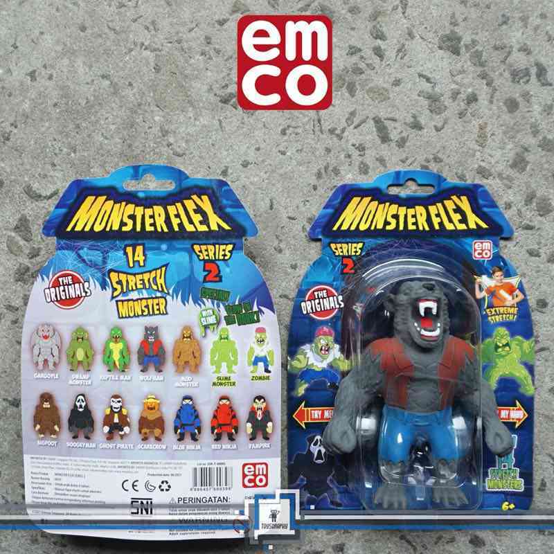 Promo EMCO Monster Flex WOLFMAN Super Stretch Squishy Goojitzu Goo Jit ...