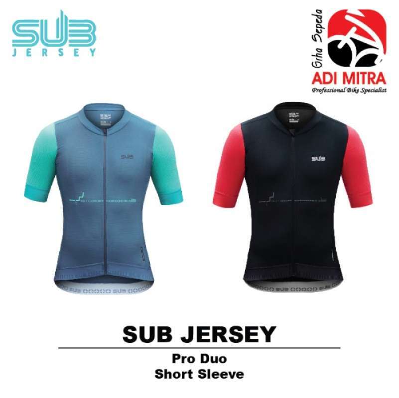 Jual SUB Jersey Pro Duo Short Sleeve Jersey Sepeda Premium Quality di ...