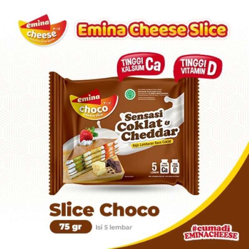 Jual EMINA Slice Cheese Choco 5's x 15gr di Seller EMINA Cheese ...
