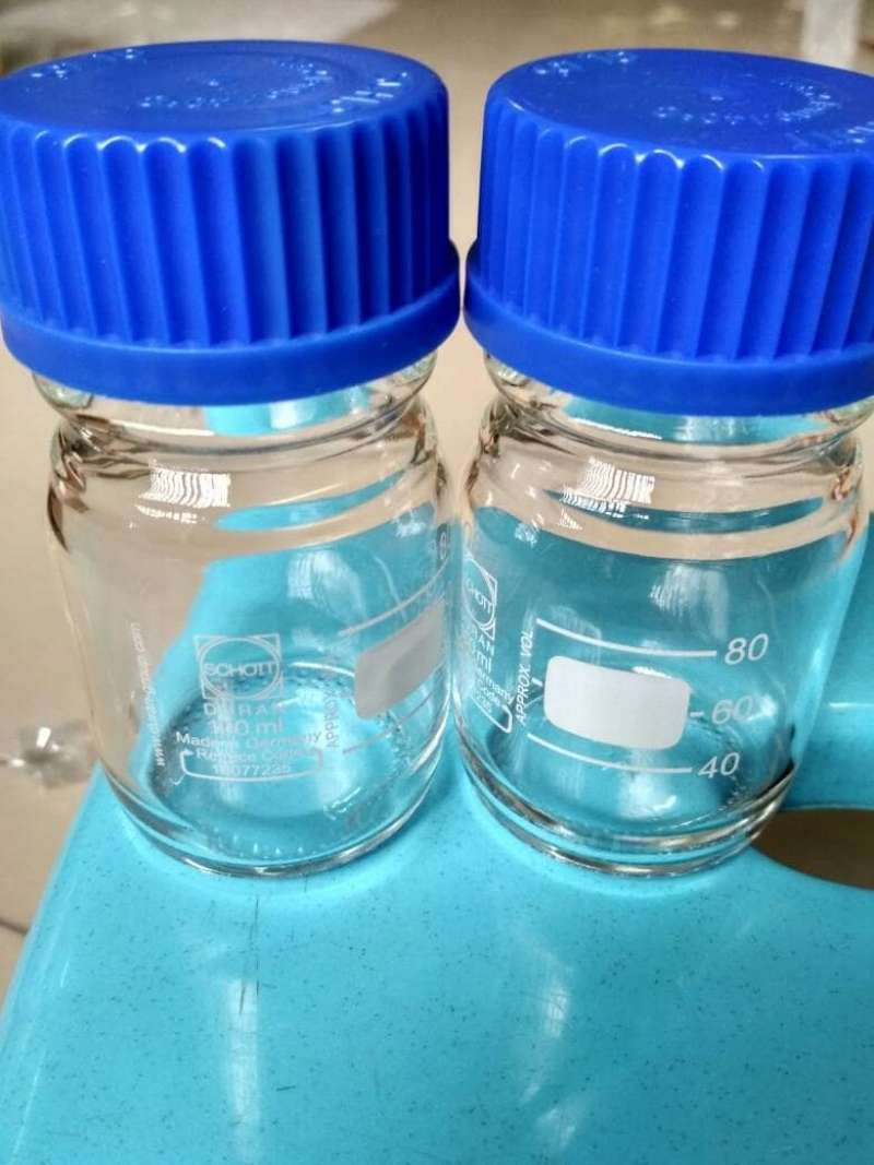 Jual Laboratory bottles 100 ml DURAN / botol sampel DURAN di Seller ...