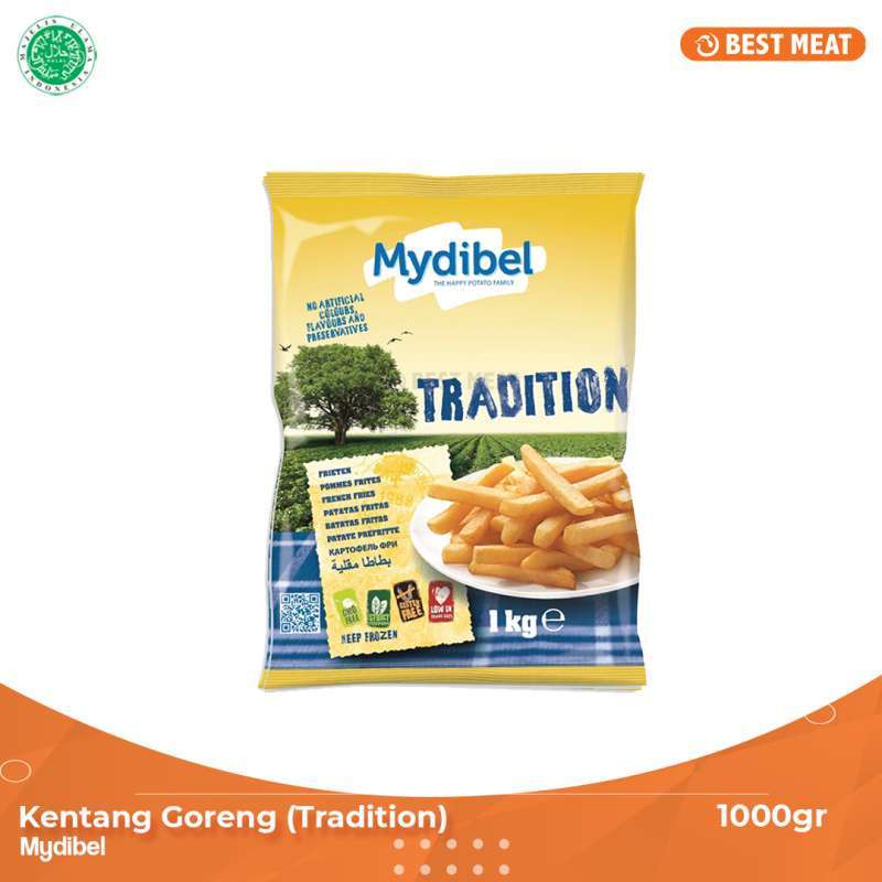 Promo Kentang Goreng Mydibel Traditions 1kg Diskon 10% di Seller BEST ...