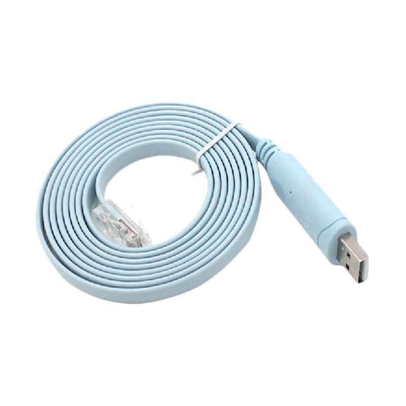 Promo WEBSONG USB to RJ45 Console Cable - Light Blue Diskon 15% di ...