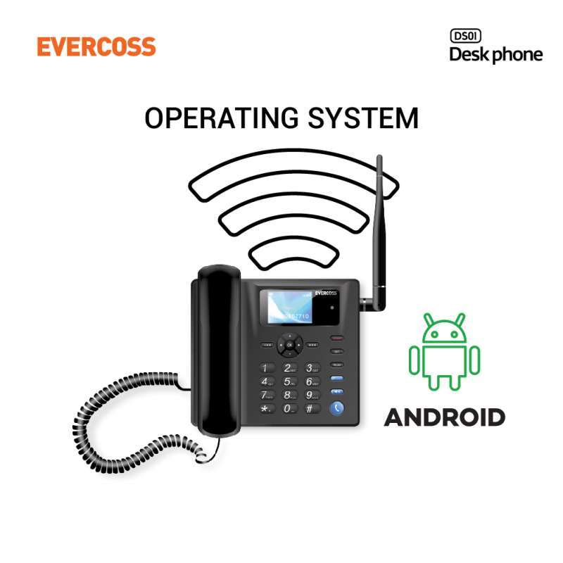Jual Evercoss Desk Phone Ds01 Wifi Hotspot Android Mifi Dual Sim 4g ...