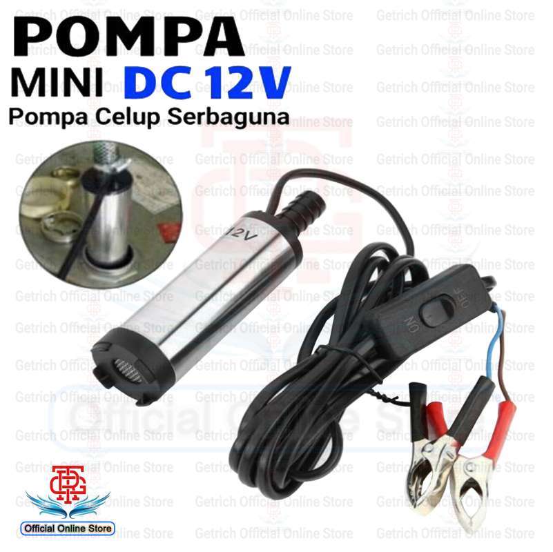 Jual Pompa Air Celup Mini DC 12V Portable Diesel Pump Mini Oli Minyak ...