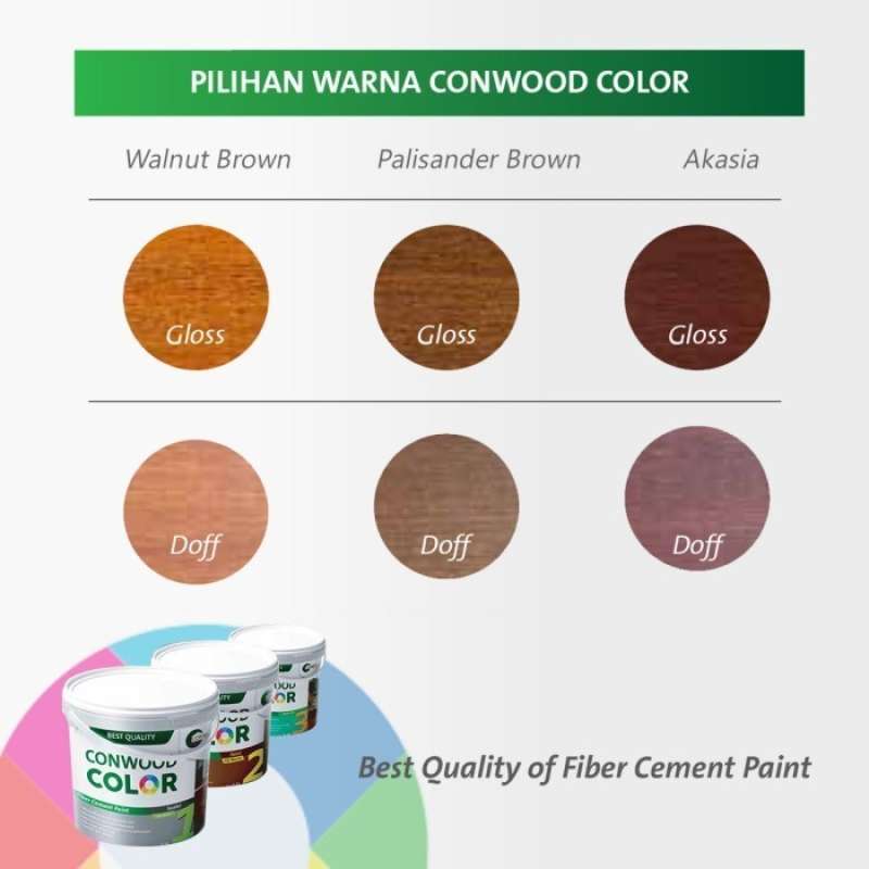 Promo Conwood Color Paint Doff 2.5 L Palisander Diskon 9% Di Seller ...