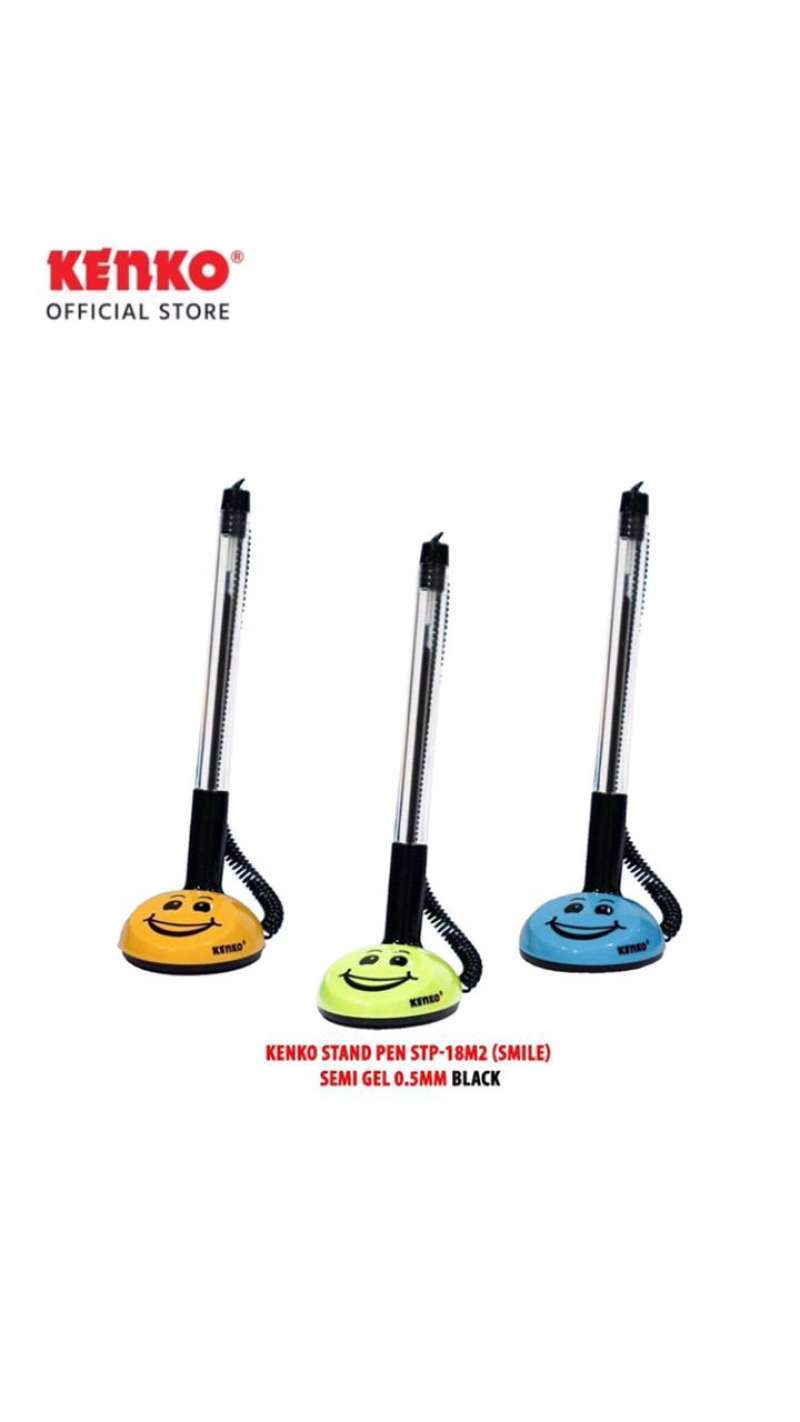 Jual KENKO STAND PEN STP-18M2 SMILE BLACK di Seller Kenko Stationery ...