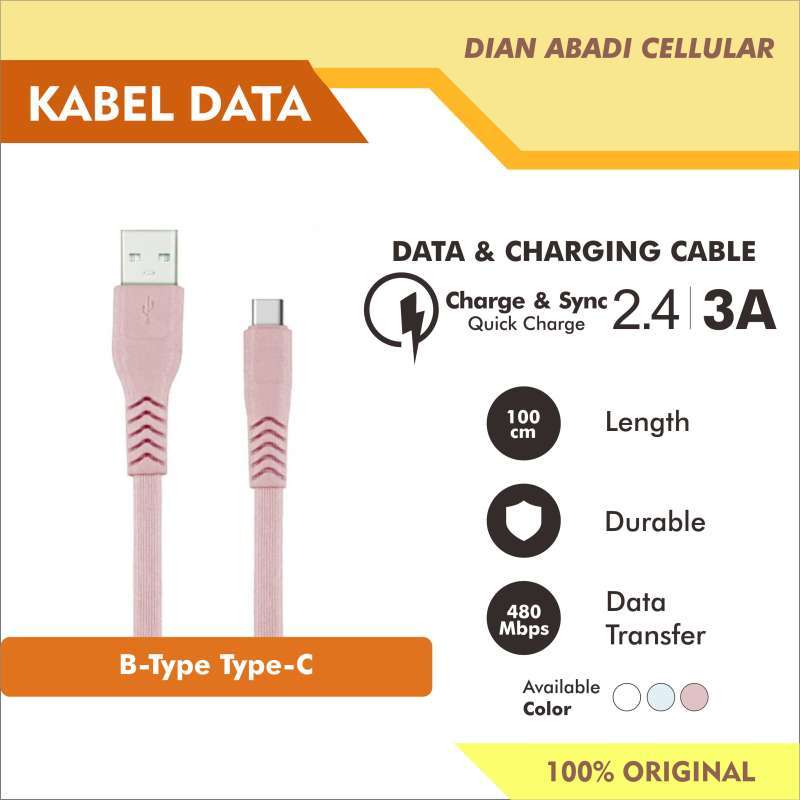 Jual Kabel Data Type C 100 Cm Spesifikasi Original, Murah & Diskon ...
