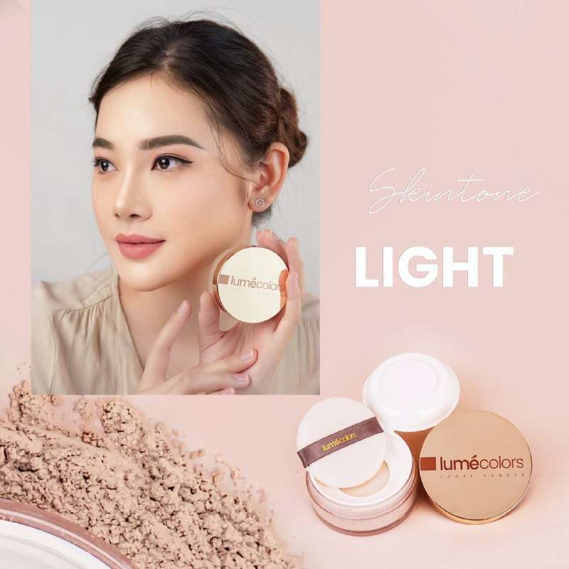 Promo Lumecolors Loose Powder Pore Blurring Effect With Oil Control ...