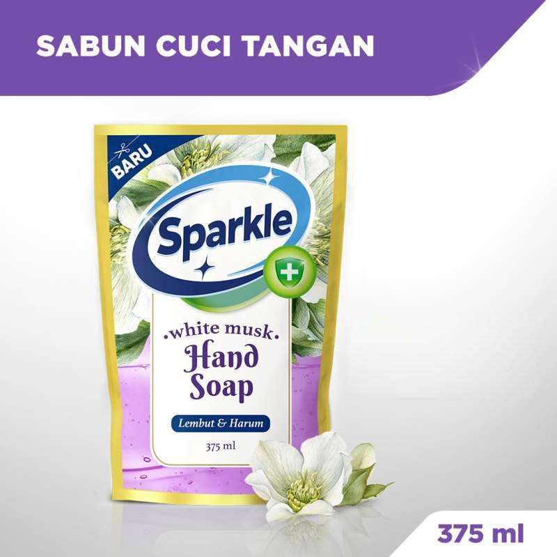 Jual Surabaya - Sparkle Handsoap Whitemusk 375 mL di Seller Sparkle ...