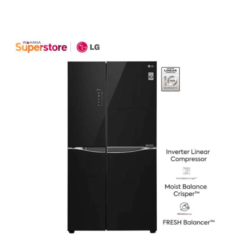 Promo LG Kulkas Side by Side Inverter Linear Compressor Mini Bar 675 L ...