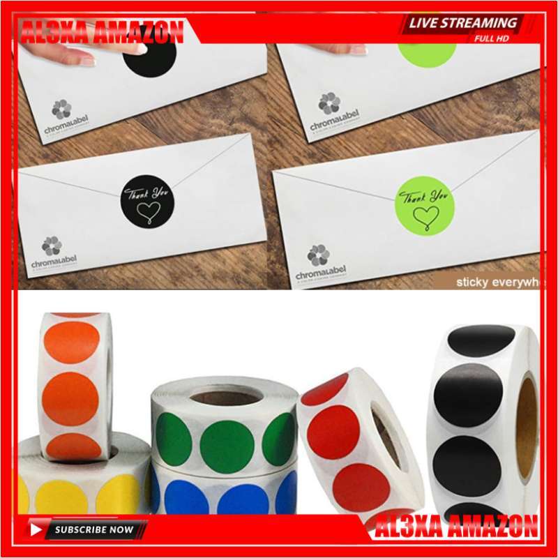 Jual Stiker Label Bulat Warna Original Harga Termurah Juni 2024 | Blibli