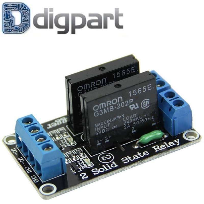 Jual Relay High Level Solid State 5v Dc 2 Channel Ssr Untuk Arduino Di ...