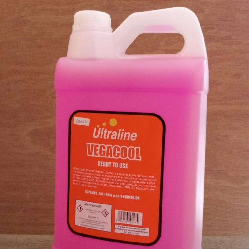 Jual Air Radiator Water Coolant Ultraline Vegacool 5 Liter Merah ...