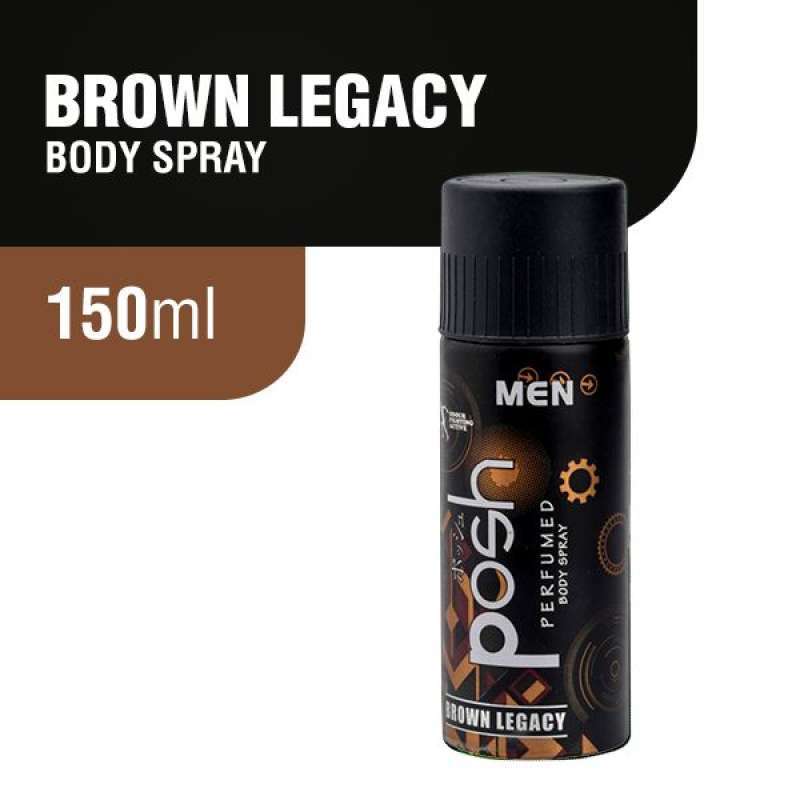 Jual Posh Men Brown Legacy Body Spray [150 Ml/ Botol] Di Seller Irpus ...