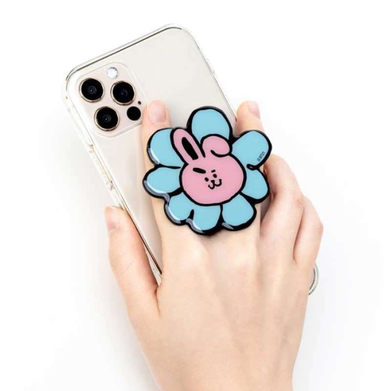 Jual SALE BTS BT21 Bunga Tok Apxy Stand Aman Grip di Seller Cakrawala ...