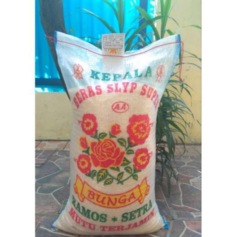 Promo BERAS SETRA RAMOS CAP BUNGA 20kg Pulen Diskon 23% di Seller ...