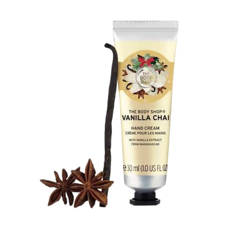Body Shop Vanilla Chai Hand Cream 30Ml Harga