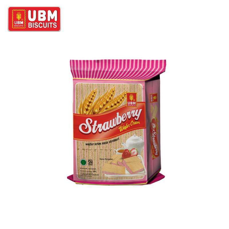 Jual Wafer Strowberry 230g di Seller UBM Biscuits - Waru, Kab. Sidoarjo ...