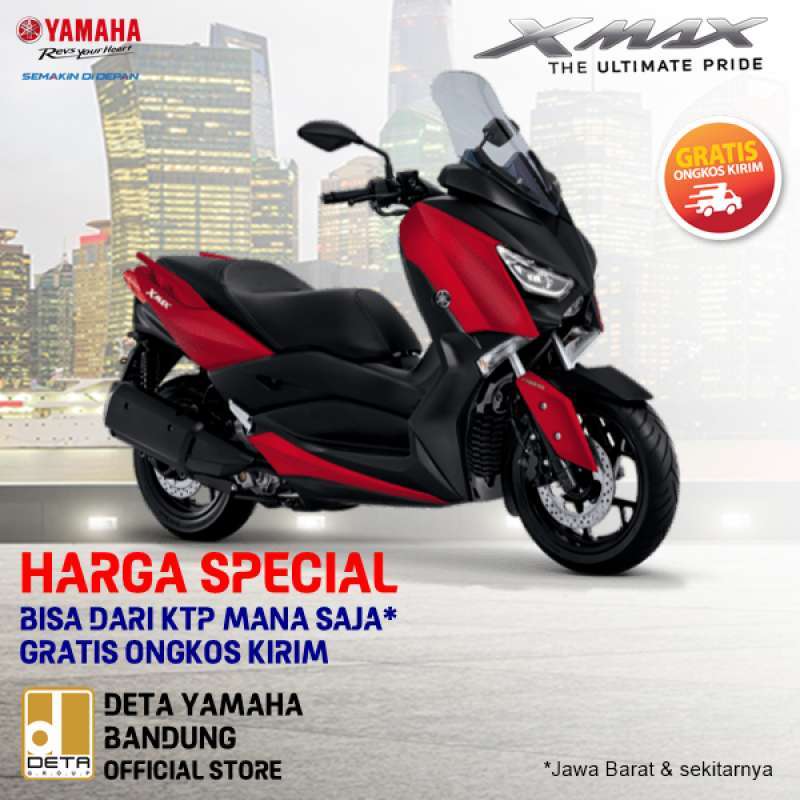 Jual Yamaha XMAX Sepeda Motor [VIN 2022/ OTR Jawa Barat] - Matte Red ...