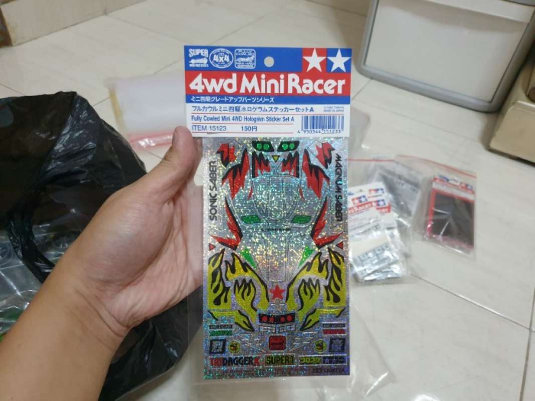 Jual Spare Part Tamiya 15123 Decal Hologram Sticker Set A Ori Murah di ...