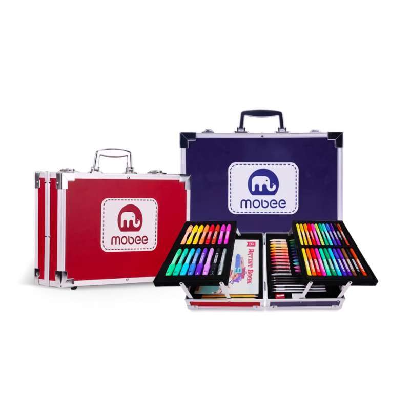 Jual Mobee Big 97 pcs Artist Box Art Set Paket Lengkap Mewarnai - Blue ...