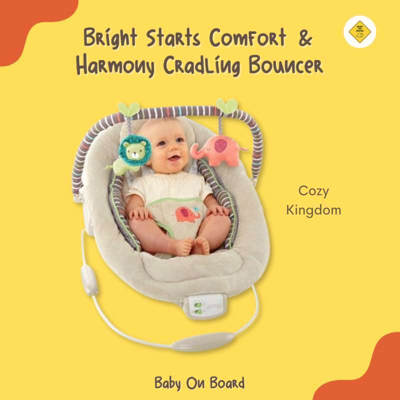 Jual Brightstarts Comfort & Harmony Cradling Bouncer - Penelope Petals ...